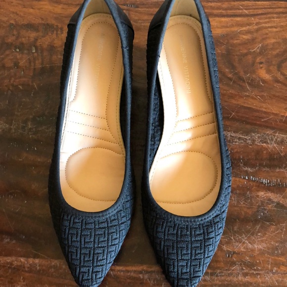 Adrienne Vittadini | Shoes | Adrienne Vittadini Black Stretch Knit Pump ...